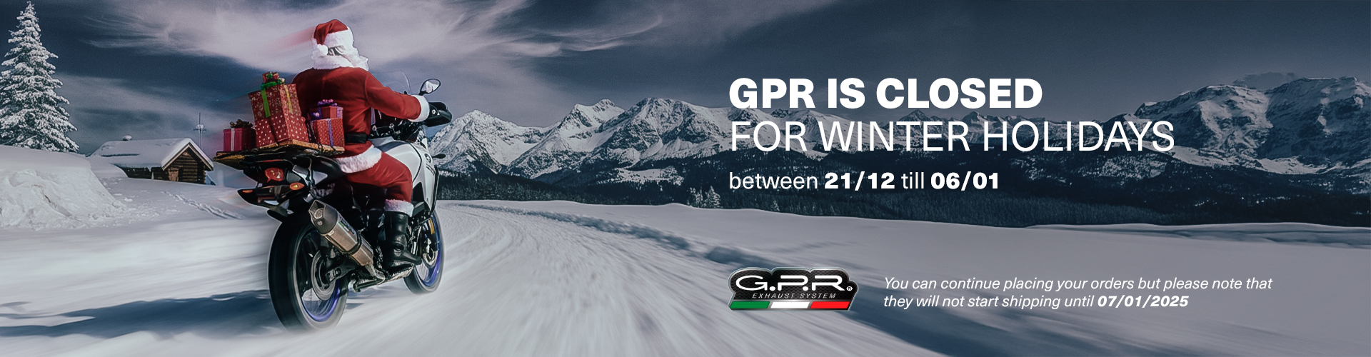 Approved Motorcycle and Scooter Exhaust | GPR σσ Born to Run™