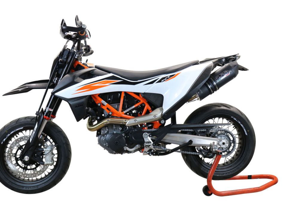 Exhaust compatible with Ktm Enduro 690 R 2021-2024, Furore Evo4 Nero ...