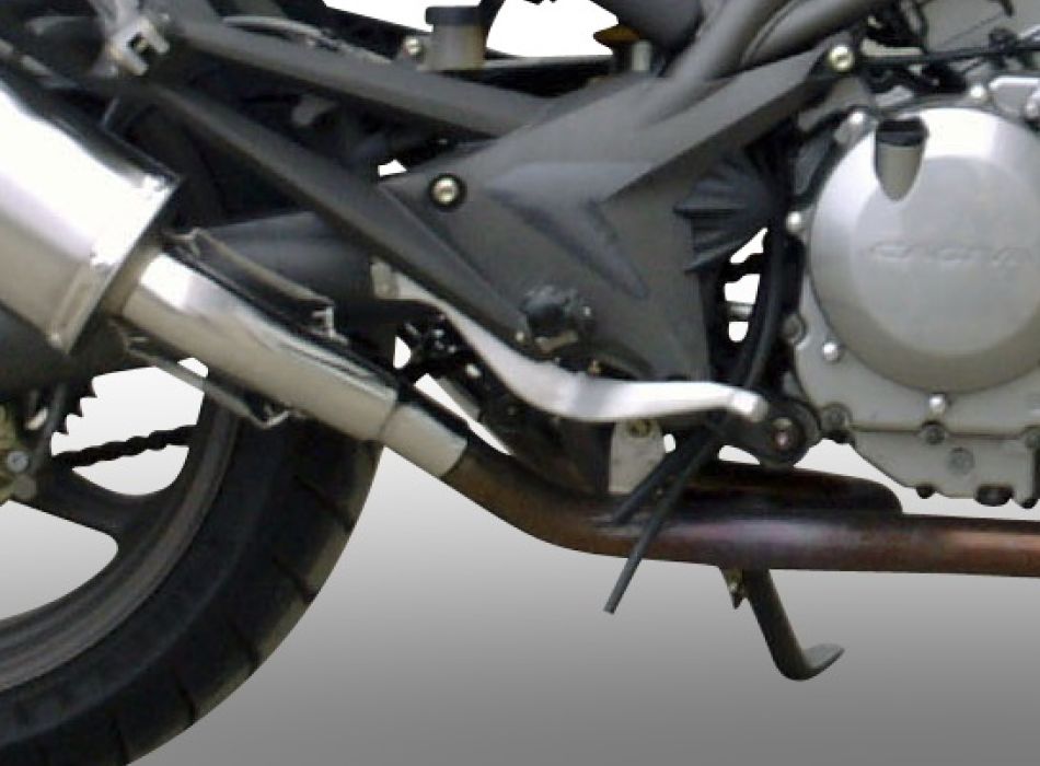 GPR exhaust compatible with Cagiva Raptor 650 2001-2005, Satinox , Dual ...
