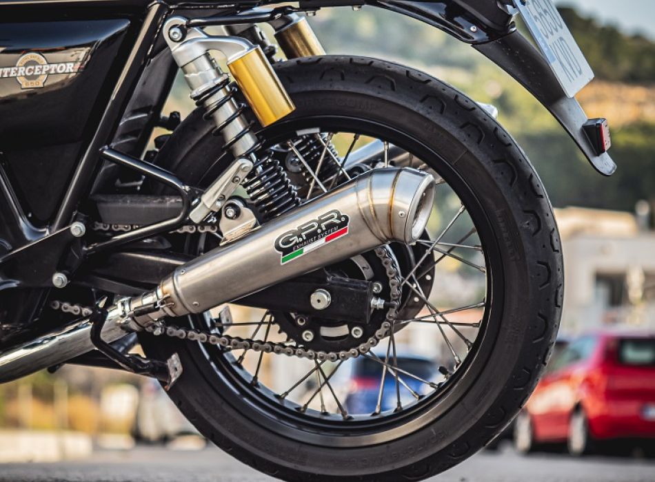 GPR exhaust compatible with Royal Enfield Interceptor 650 2019-2020 ...