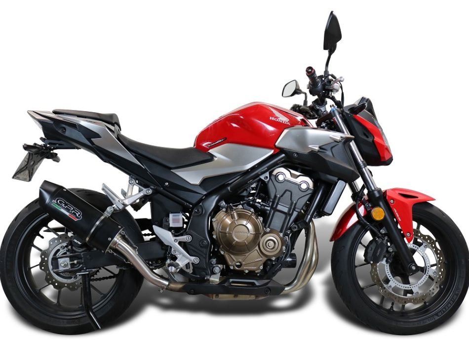 GPR exhaust compatible with Honda CB500 HORNET 2024-2025, Furore Nero ...