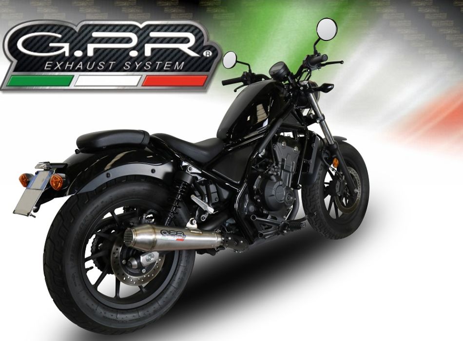 GPR exhaust compatible with Honda Cmx 300 Rebel 2021-2023, Ultracone ...