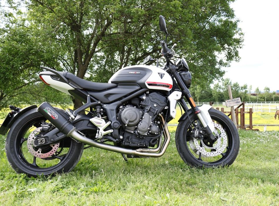GPR exhaust compatible with Triumph Trident 660 2021-2024, M3 Black ...