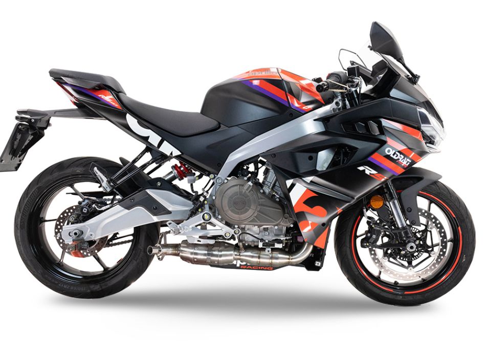 GPR exhaust compatible with Aprilia RS 457 2024-2025, Ghost Inox, full ...