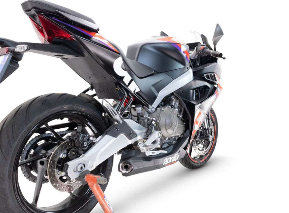 GPR exhaust compatible with Aprilia RS 457 2024-2025, Ghost Inox, full ...