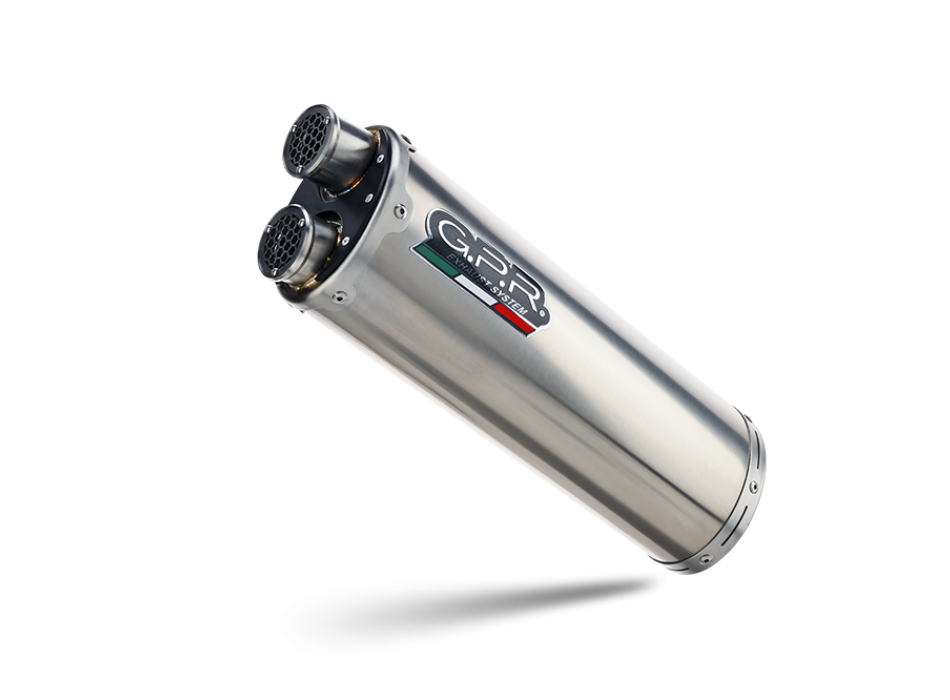 GPR exhaust compatible with Cf Moto 700 Mt 2023-2024, Dual Inox ...