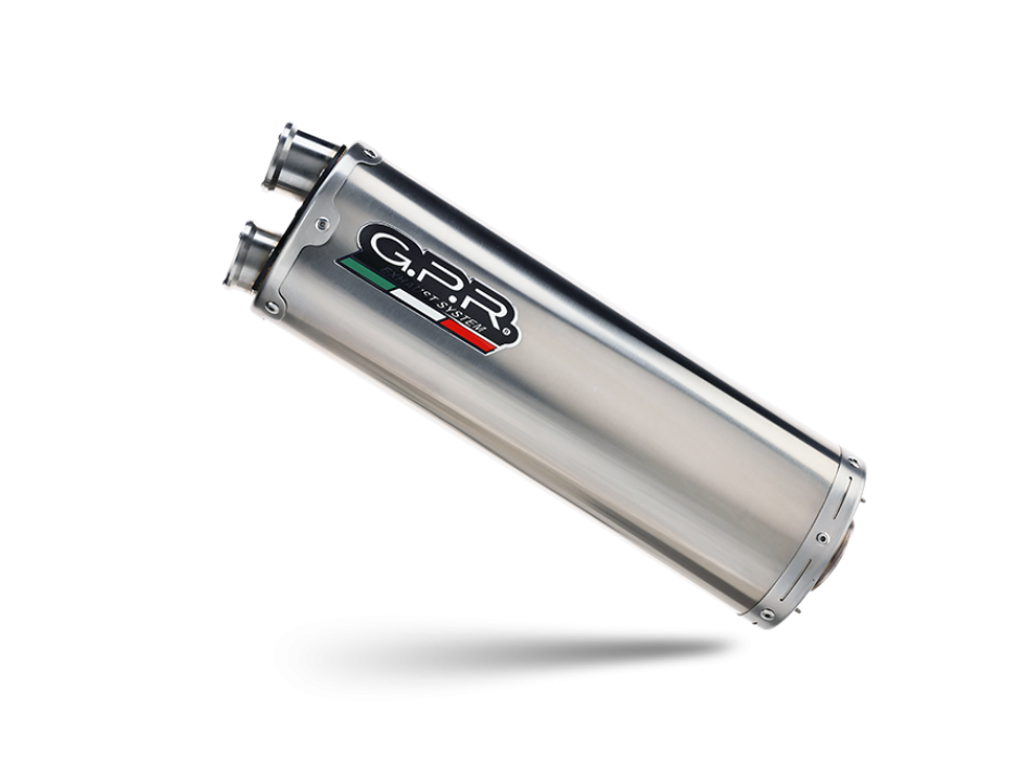 GPR exhaust compatible with Cf Moto 700 Mt 2023-2024, Dual Inox ...